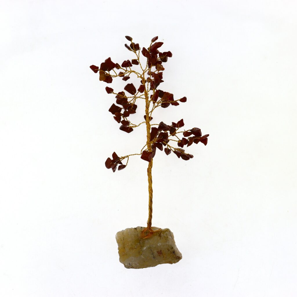 Jasper Red Crystal Tree | Matiel - Judaica & Christian Art Shop