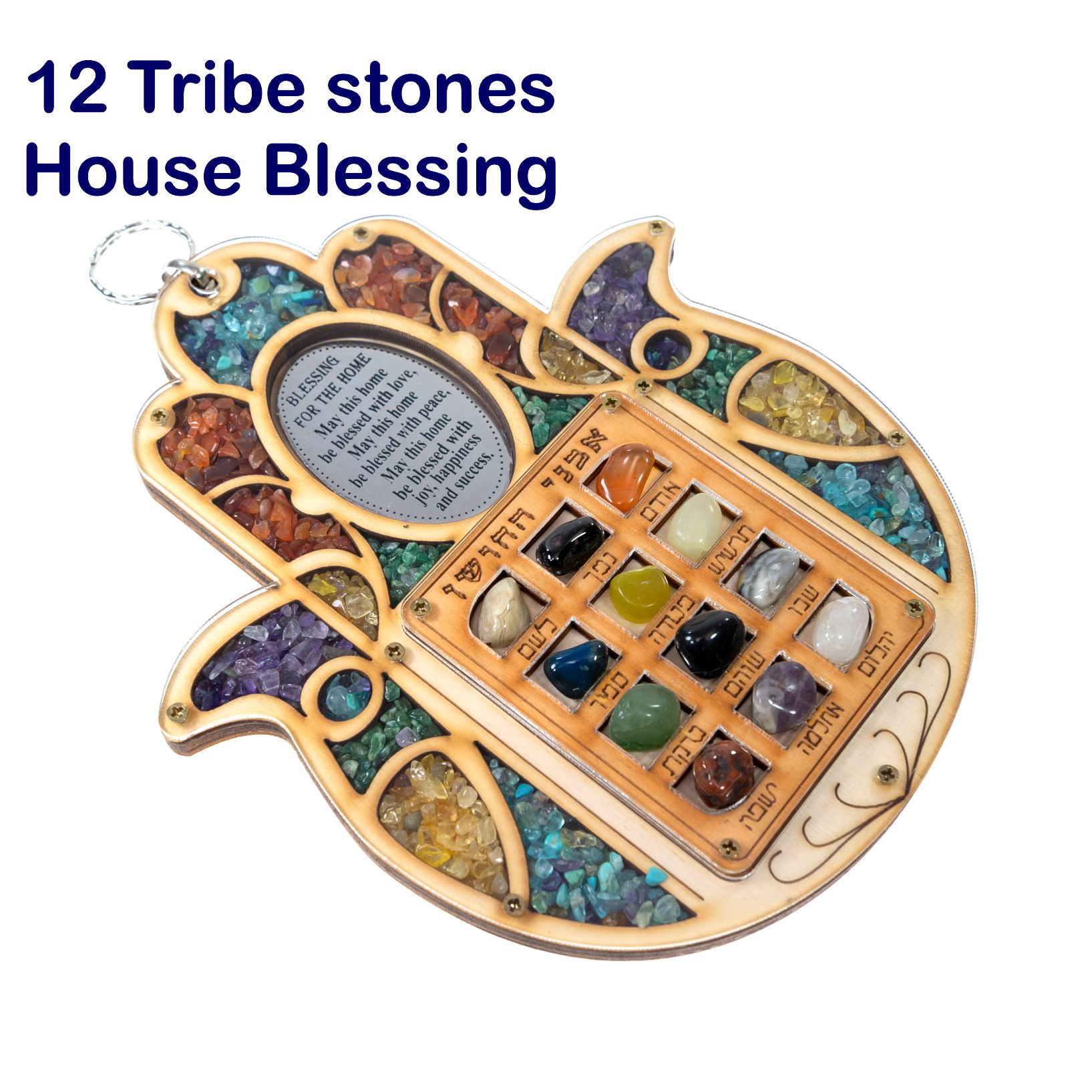 12 Stones symbolize Israel's tribes